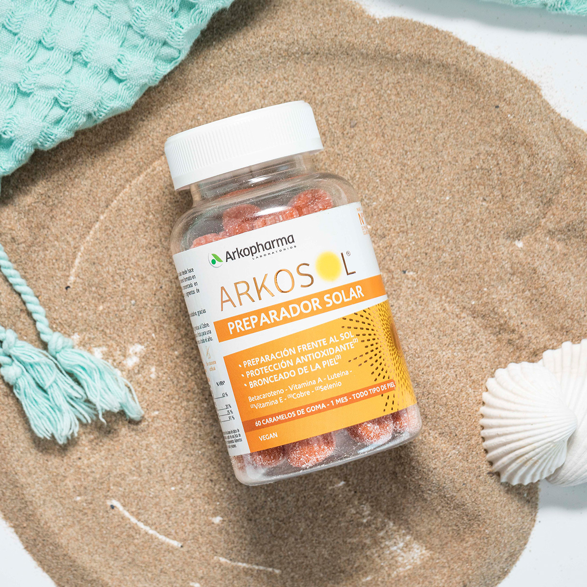 Los beneficios del sol sin riesgos con la novedad, Arkosol gummies